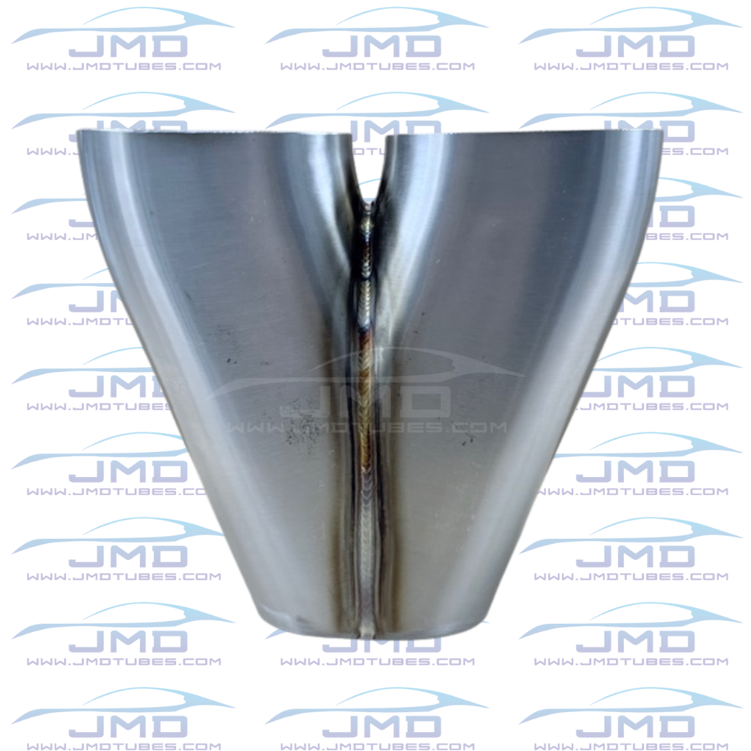 JMD Tubes - Merge Collector - 304 Stainless Steel - 2 into 1 - Oval 3 ...