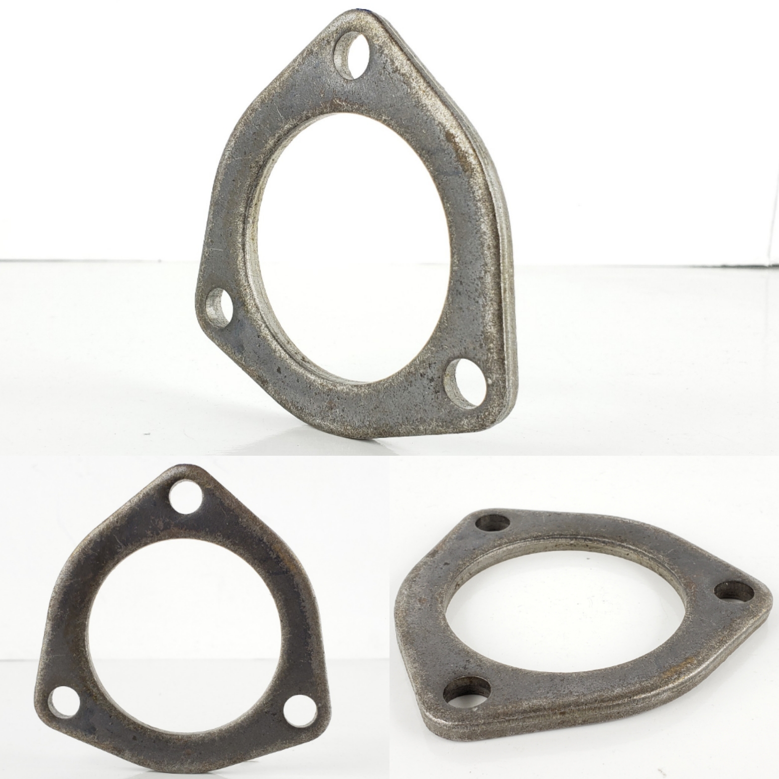 JMD Tubes - 3 Bolt Flange for 2-1/2" Tube - Mild Steel - Stamped #FG-MS ...