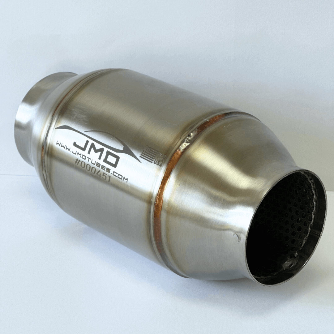 JMD Tubes - Exhaust Resonator - Stainless Steel - 2-1/2" Inlet/Outlet ...