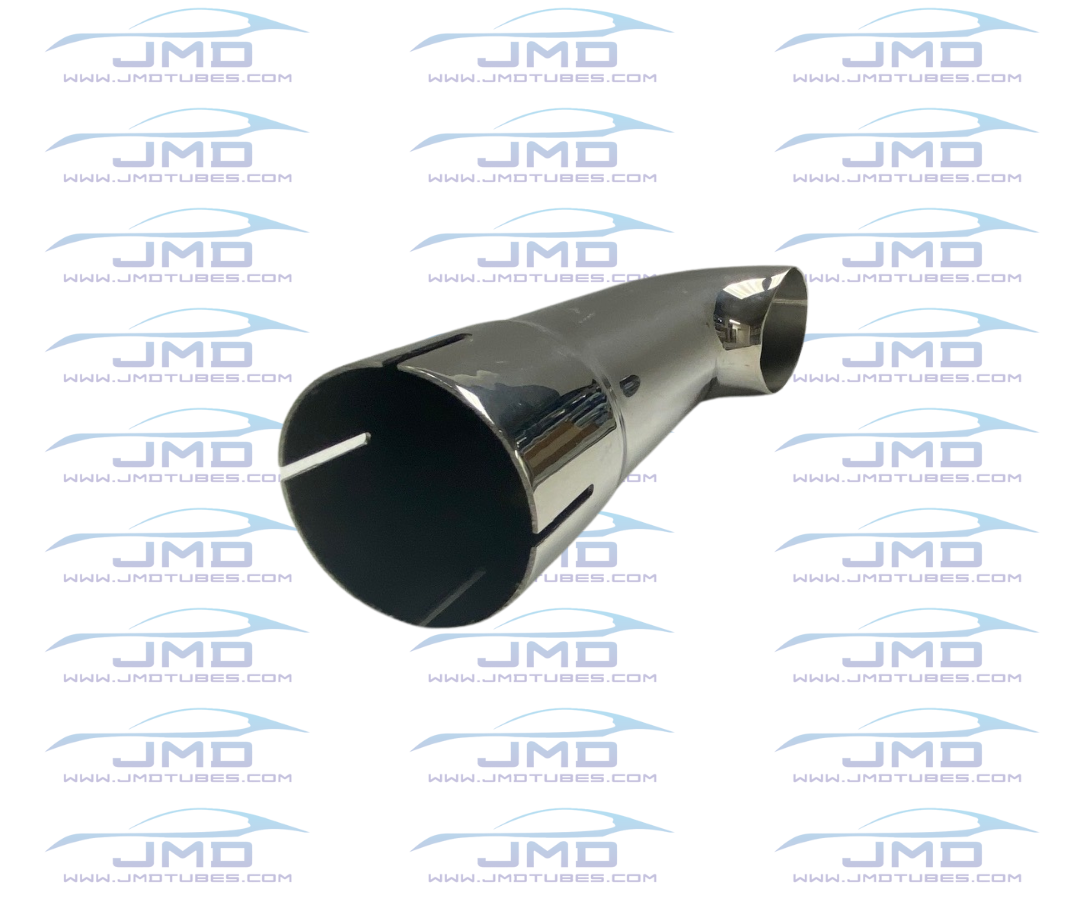 JMD Tubes - Exhaust Tip - 2-1/4" Turn Down - with Slip Fit #CLR-EX-T-225