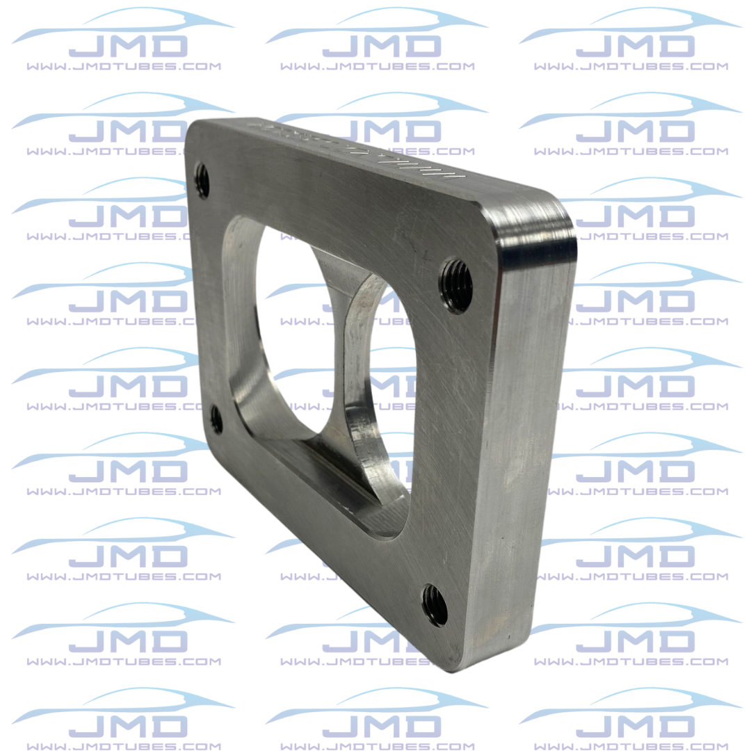 JMD Tubes - Flange - Billet - Stainless Steel - T6 - Dual 2.5" Inlet # ...